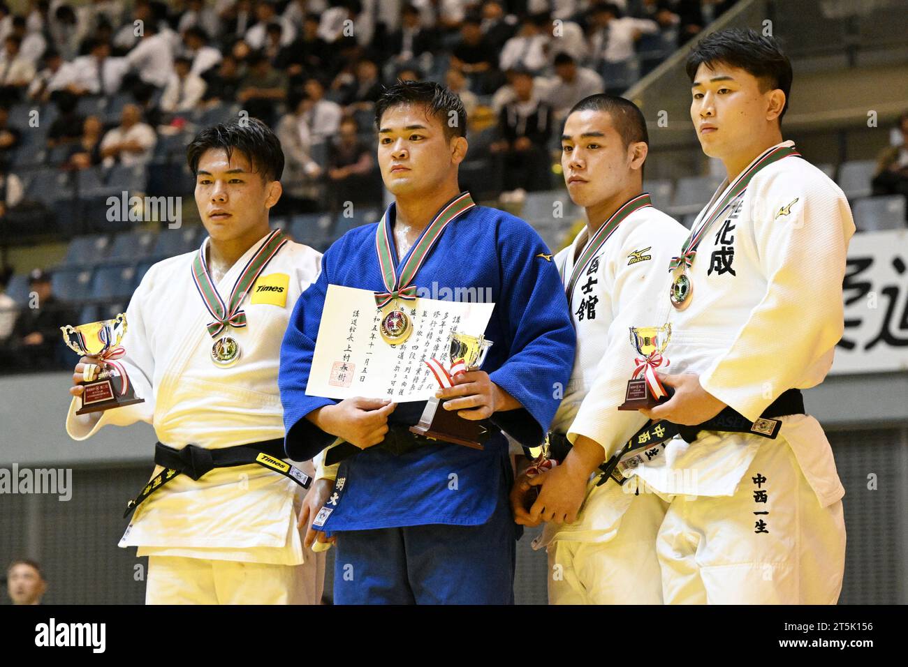 Chiba Port Arena, Chiba, Japan. 5th Nov, 2023. (L-R) Goki Tajima ...