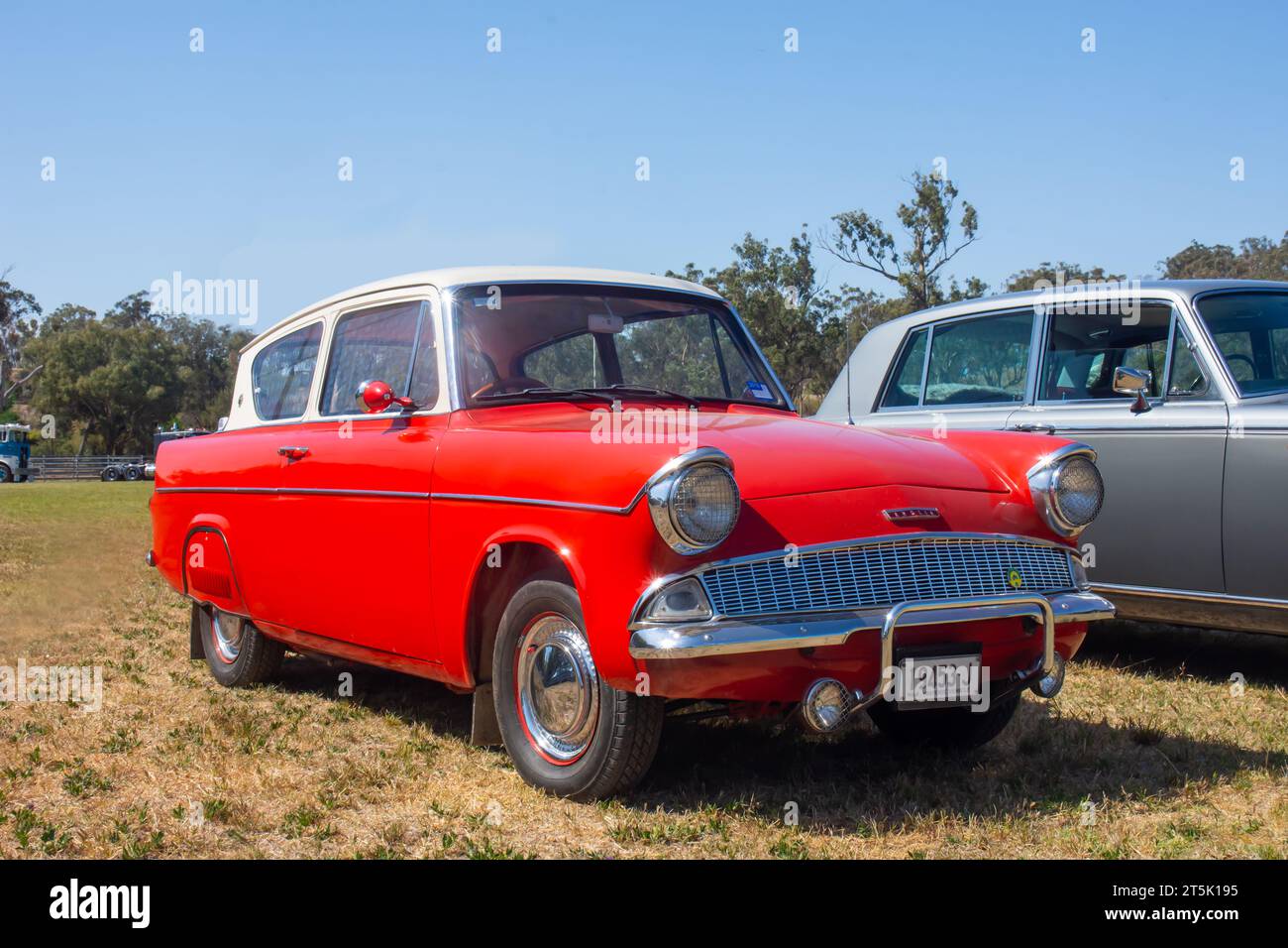 1960s Ford Anglia 105E on display at Dungowan country fair Australia ...