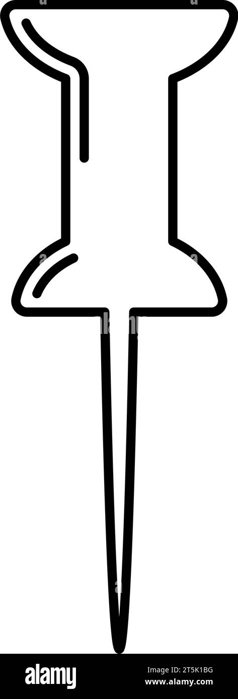 Drawing pins Black and White Stock Photos & Images - Alamy