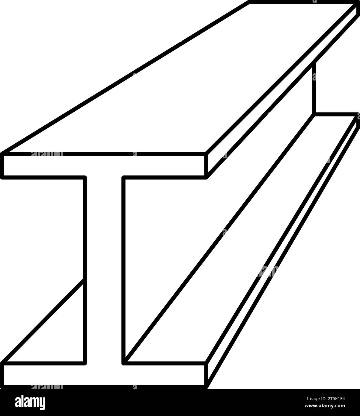 Steel beam or iron girder in vector Stock Vector Image & Art - Alamy