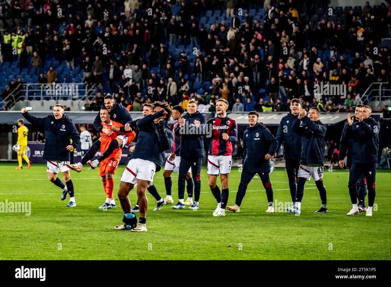 Final Joy Group (Bologna) during the Italian "Serie A" match between ...
