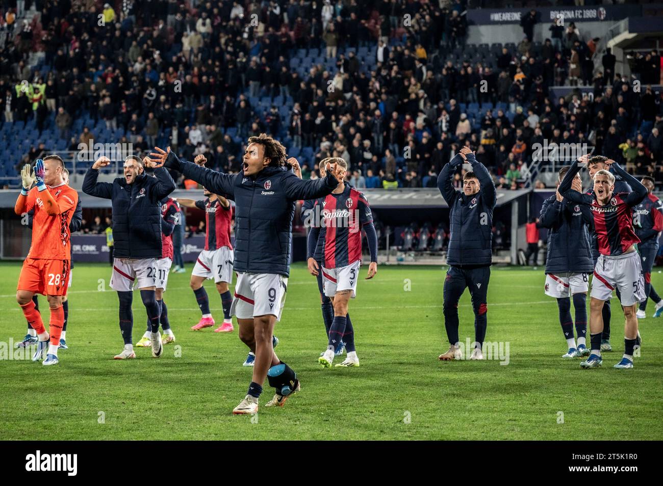 Final Joy Group (Bologna) during the Italian "Serie A" match between ...