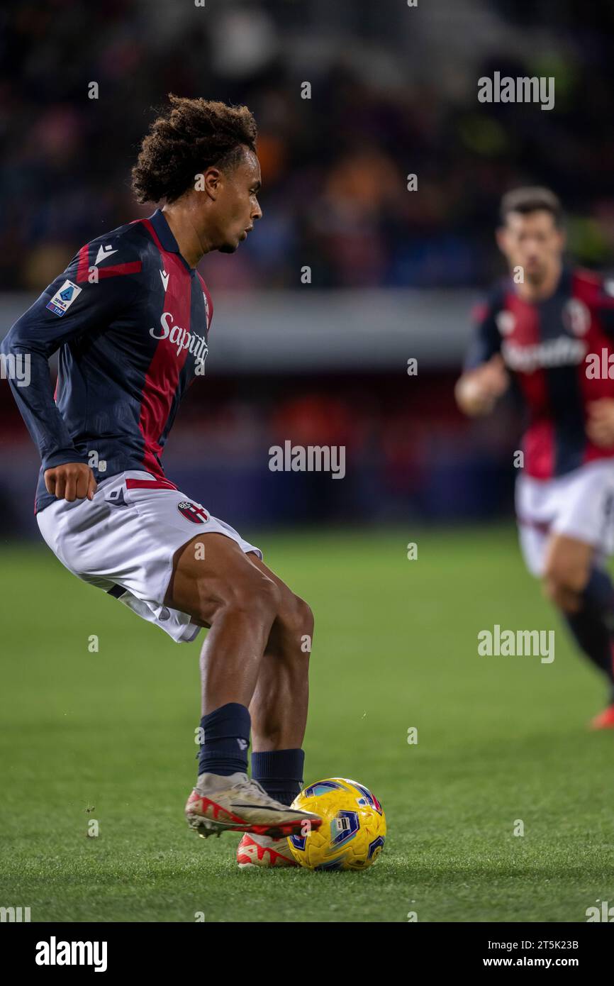 Joshua Zirkzee (Bologna) during the Italian "Serie A" match between Bologna 1-0 Lazio at Renato ...