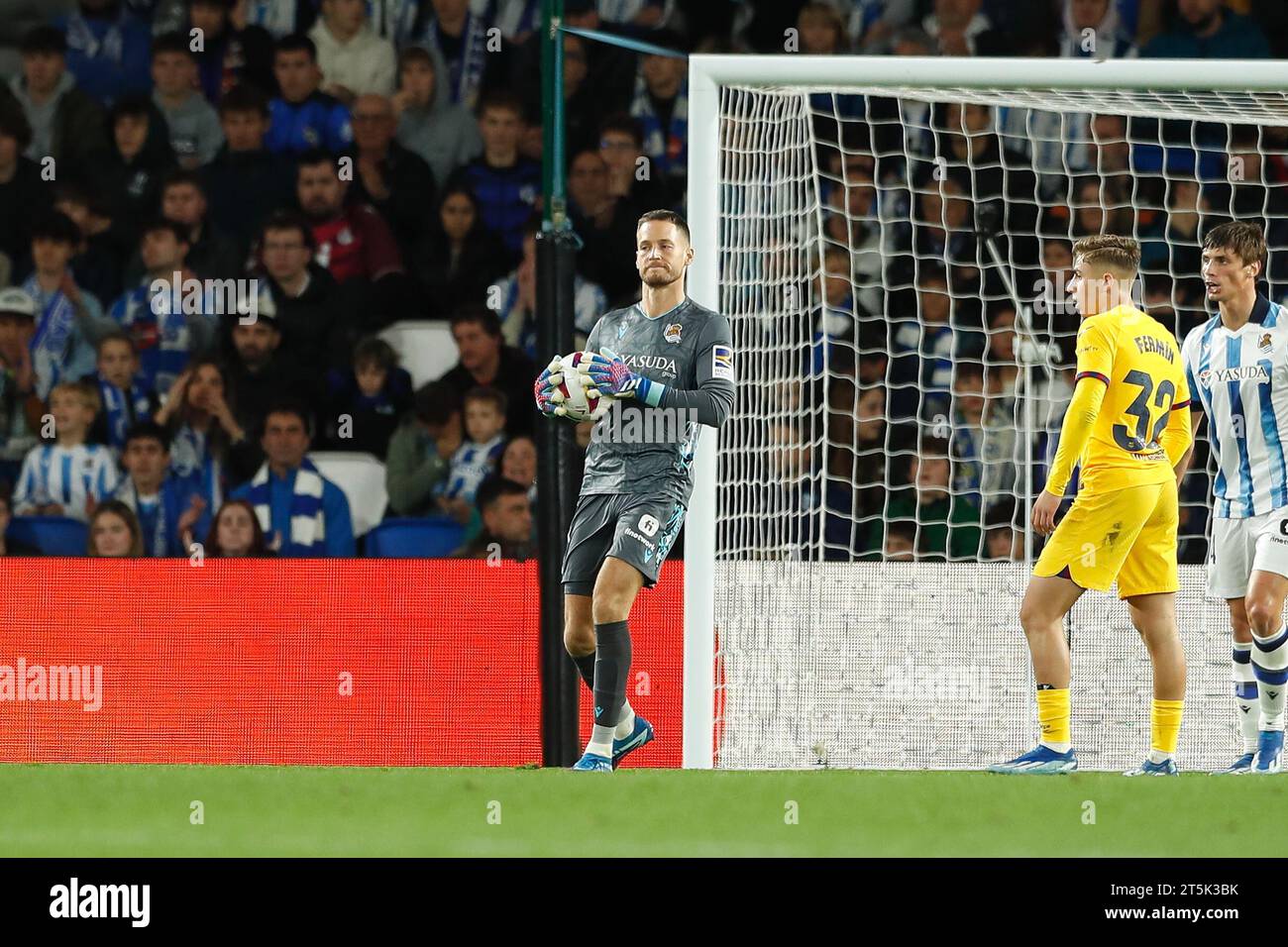 San Sebastian, Spain. 4th Nov, 2023. Alex Remiro (Sociedad) Football ...