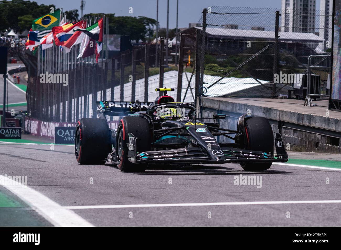 Lewis hamilton interlagos f1 2023 hi-res stock photography and images ...