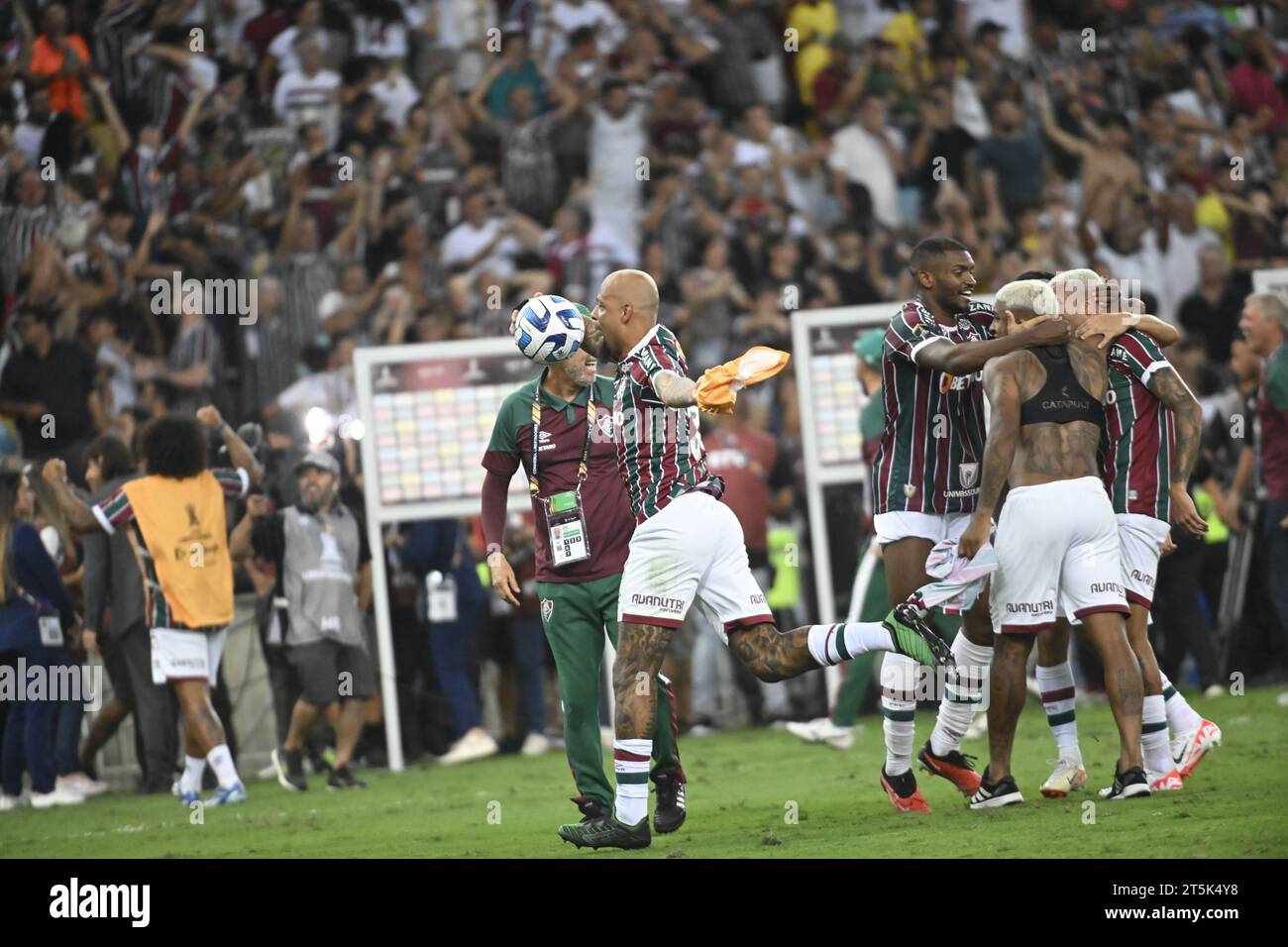 Rio de Janeiro-Brazil,04-11-2023 Fluminense celebrates the title of ...