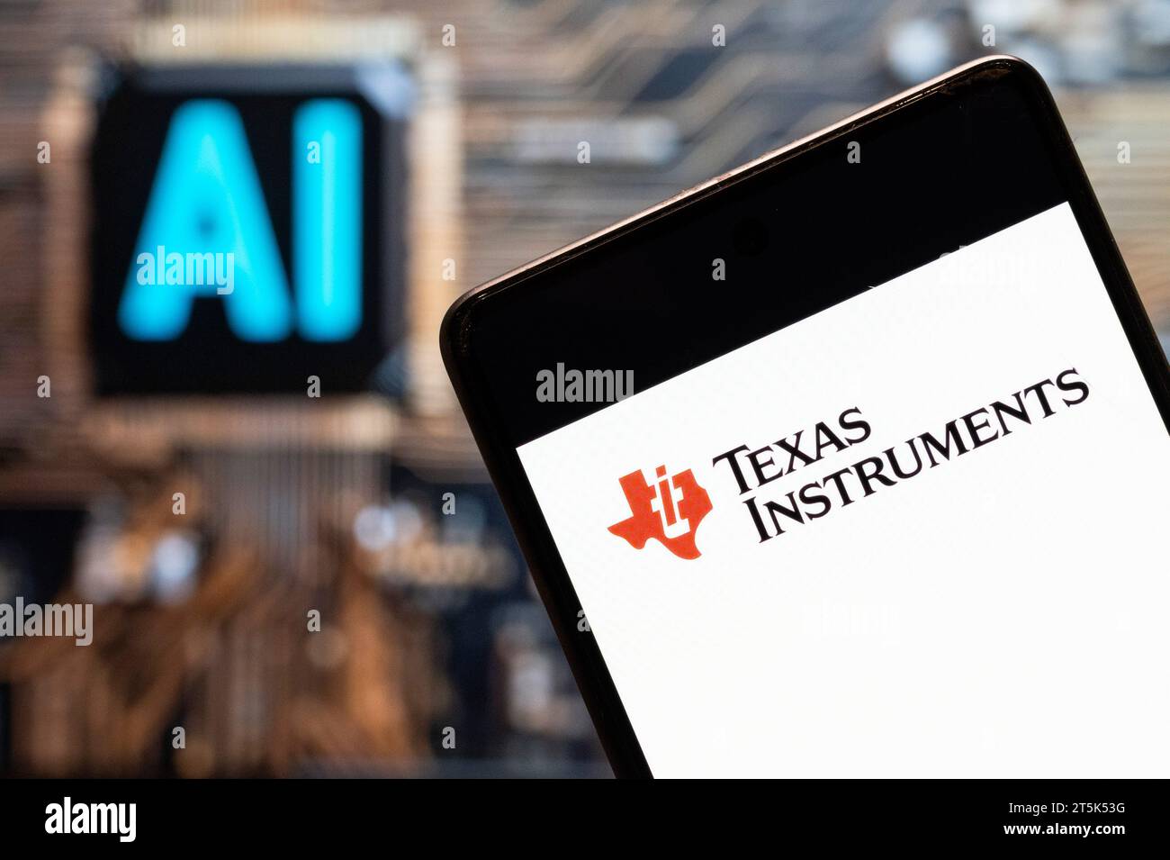Texas instruments logo hi-res stock photography and images - Alamy