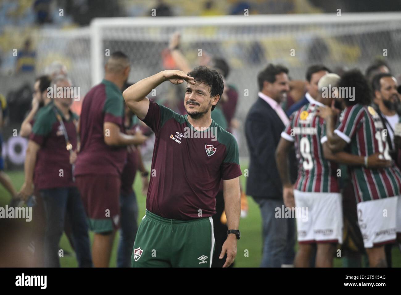 Rio de Janeiro-Brazil,04-11-2023 Fluminense celebrates the title of ...