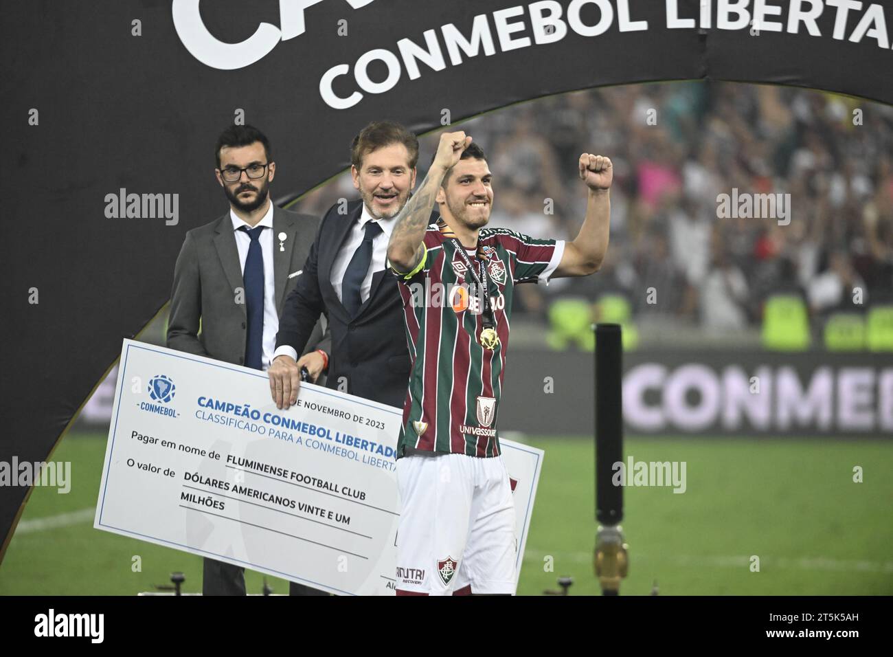 Rio de Janeiro-Brazil,04-11-2023 Fluminense celebrates the title of ...
