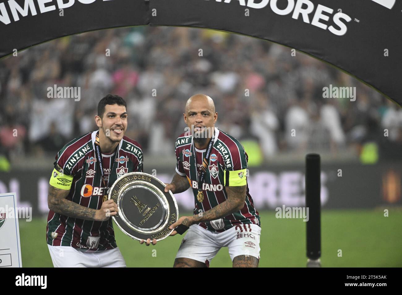 Rio de Janeiro-Brazil,04-11-2023 Fluminense celebrates the title of ...