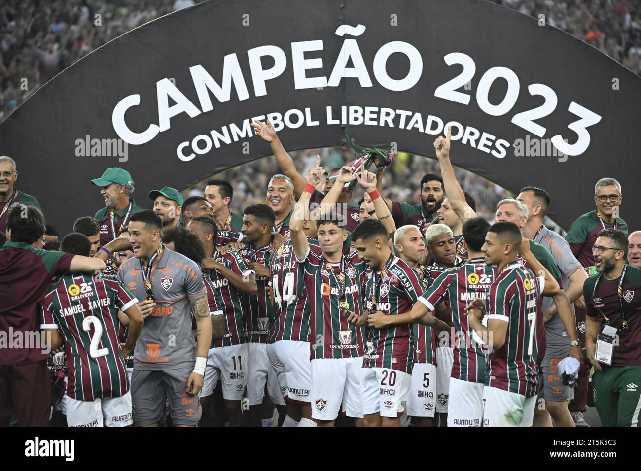 Rio de Janeiro-Brazil,04-11-2023 Fluminense celebrates the title of ...
