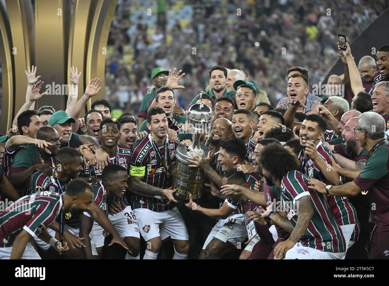 Rio de Janeiro-Brazil,04-11-2023 Fluminense celebrates the title of ...