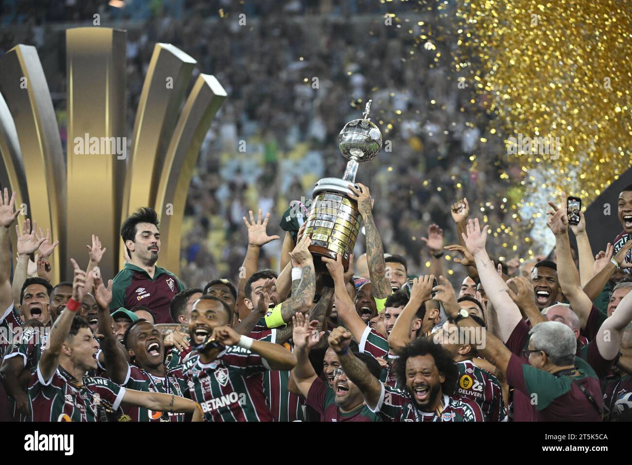 Rio de Janeiro-Brazil,04-11-2023 Fluminense celebrates the title of ...