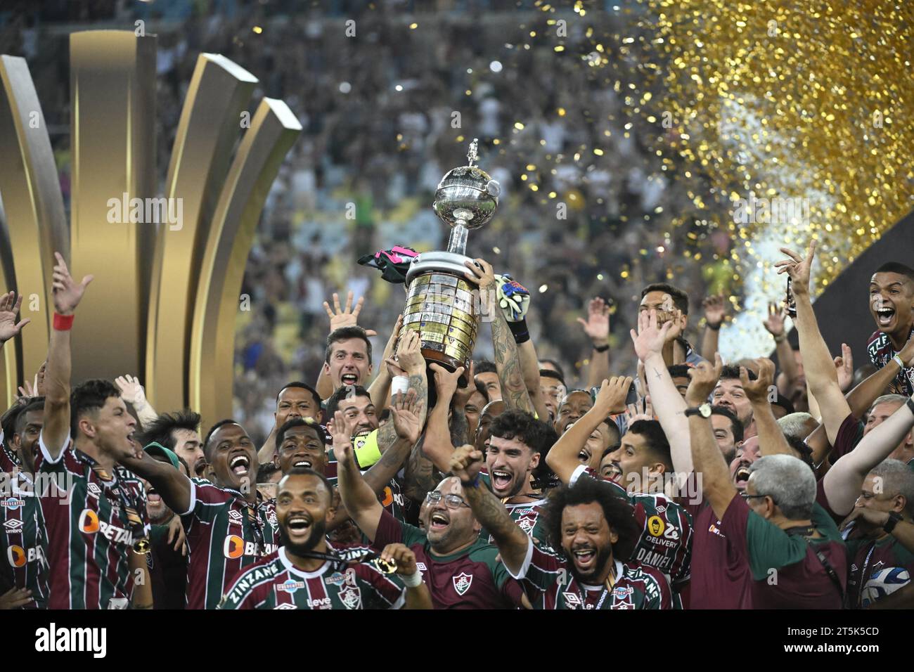 Rio de Janeiro-Brazil,04-11-2023 Fluminense celebrates the title of ...