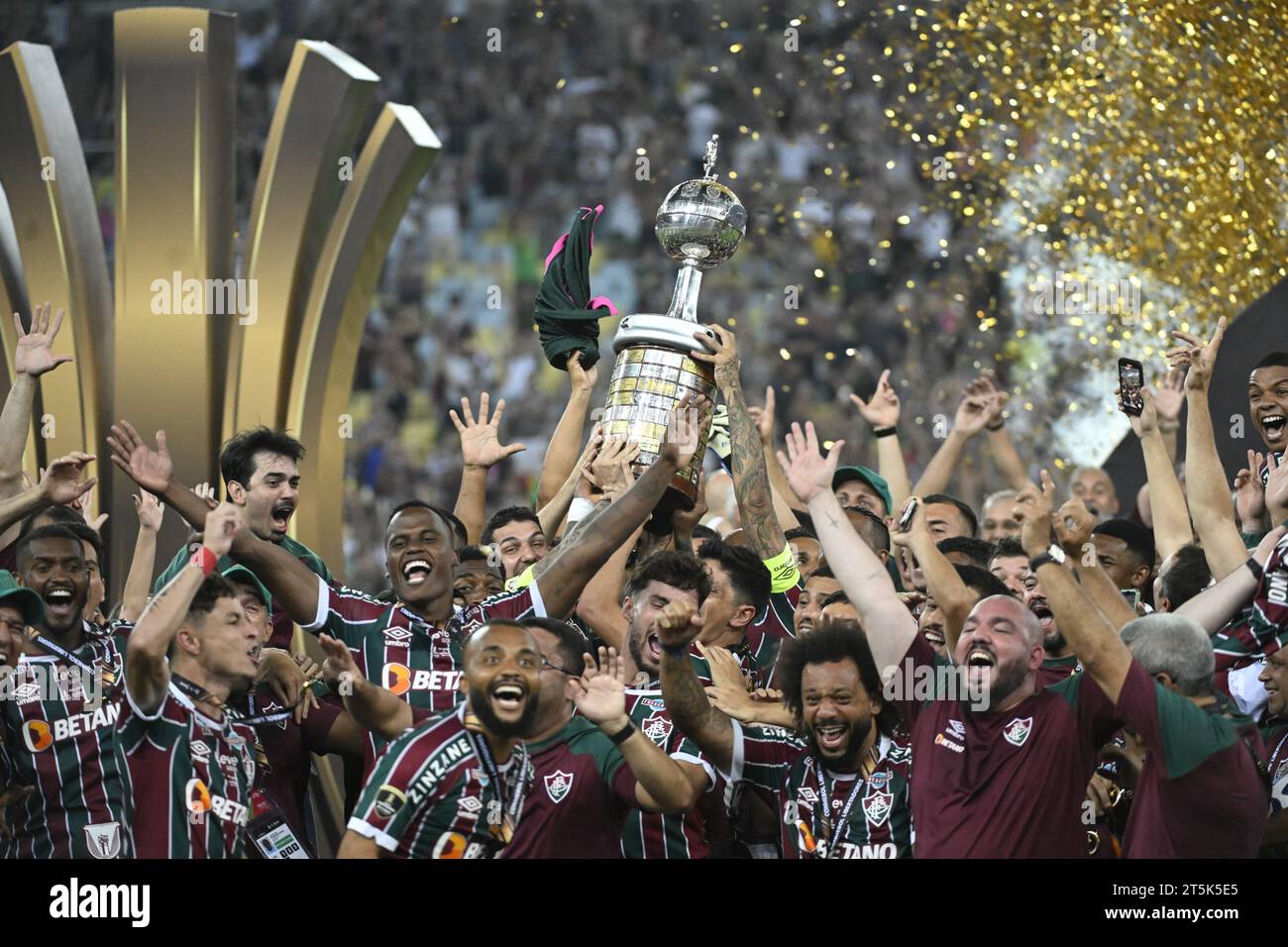 Rio de Janeiro-Brazil,04-11-2023 Fluminense celebrates the title of ...