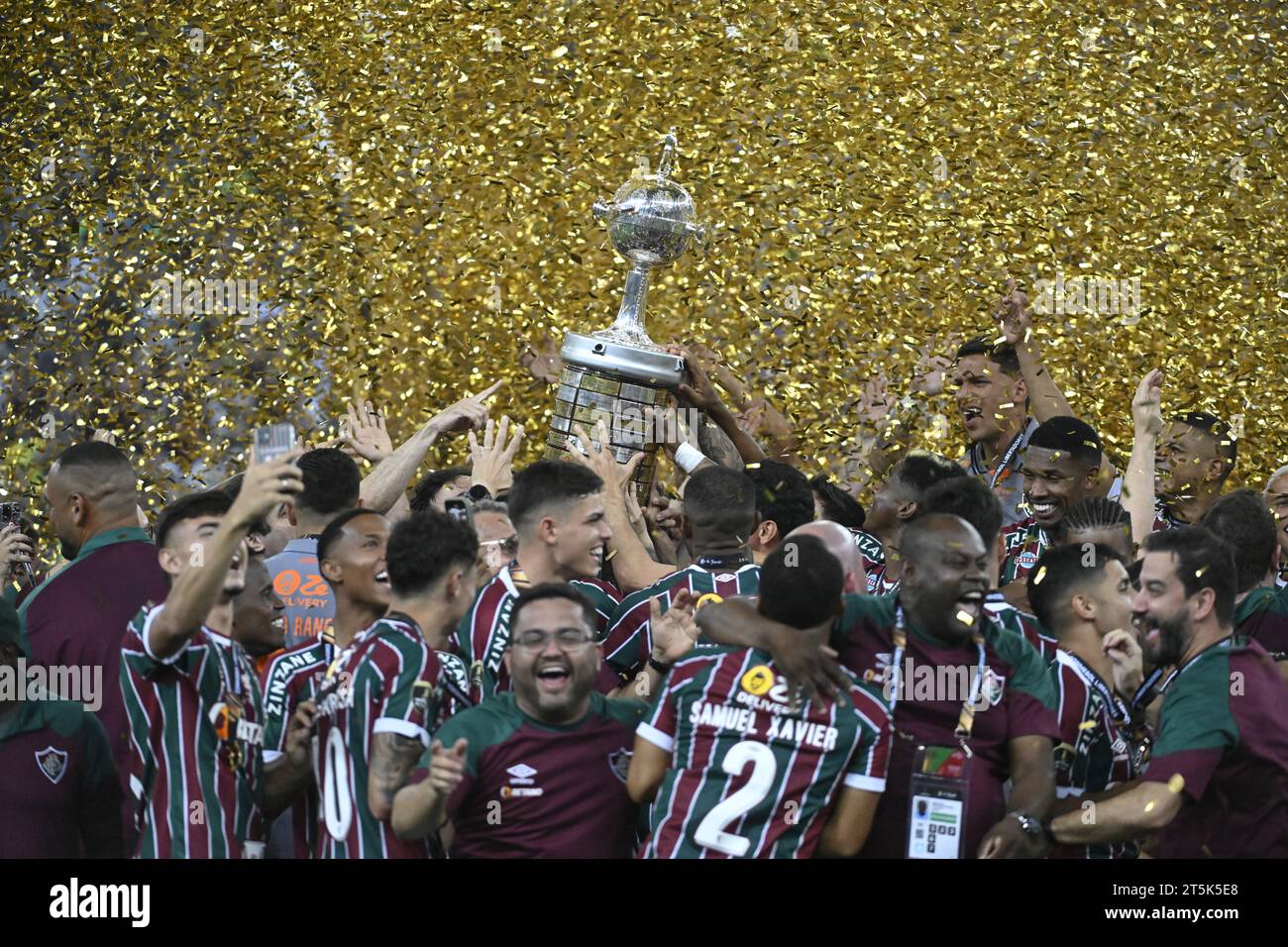 Rio de Janeiro-Brazil,04-11-2023 Fluminense celebrates the title of ...
