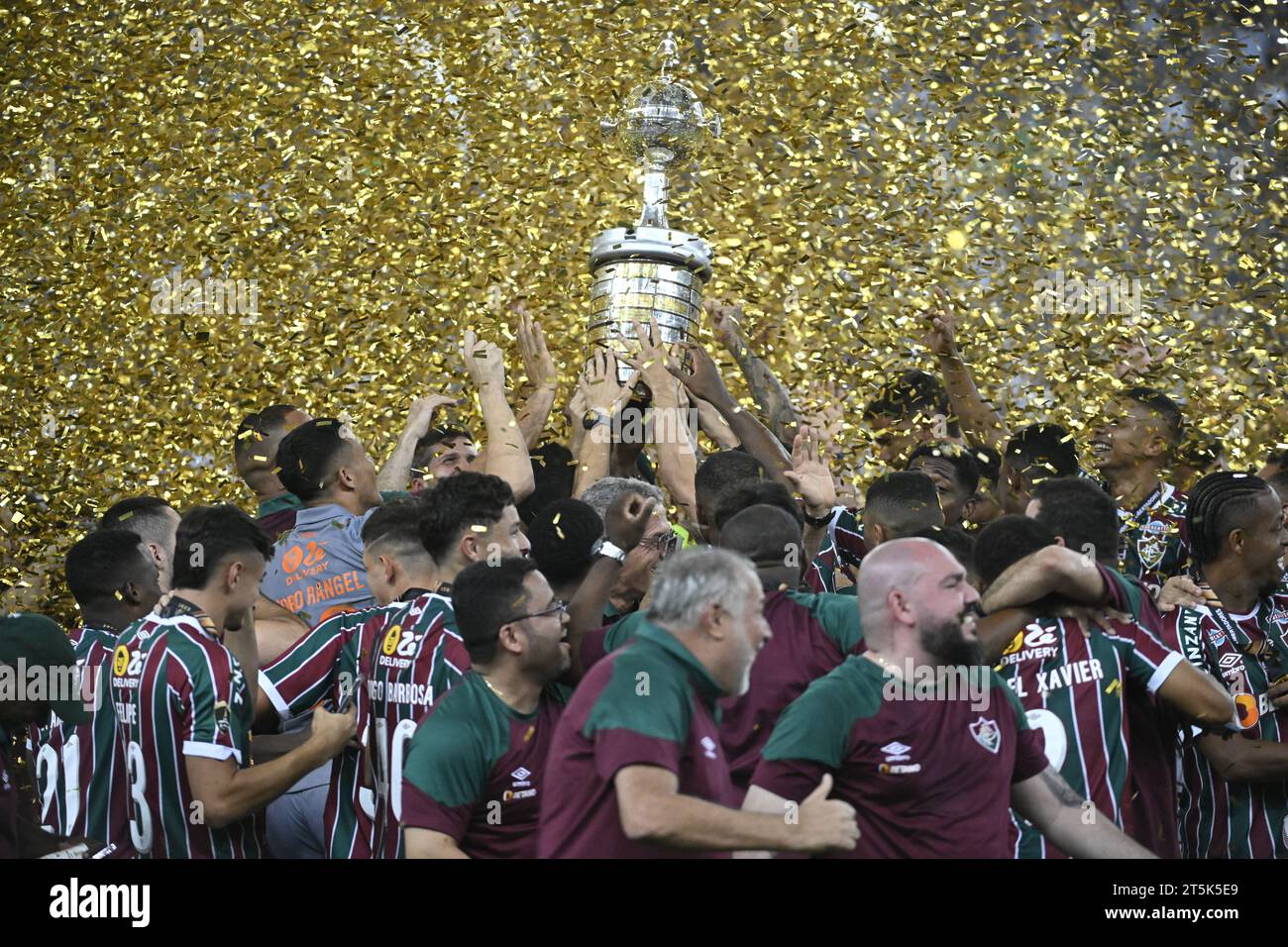 Rio de Janeiro-Brazil,04-11-2023 Fluminense celebrates the title of ...