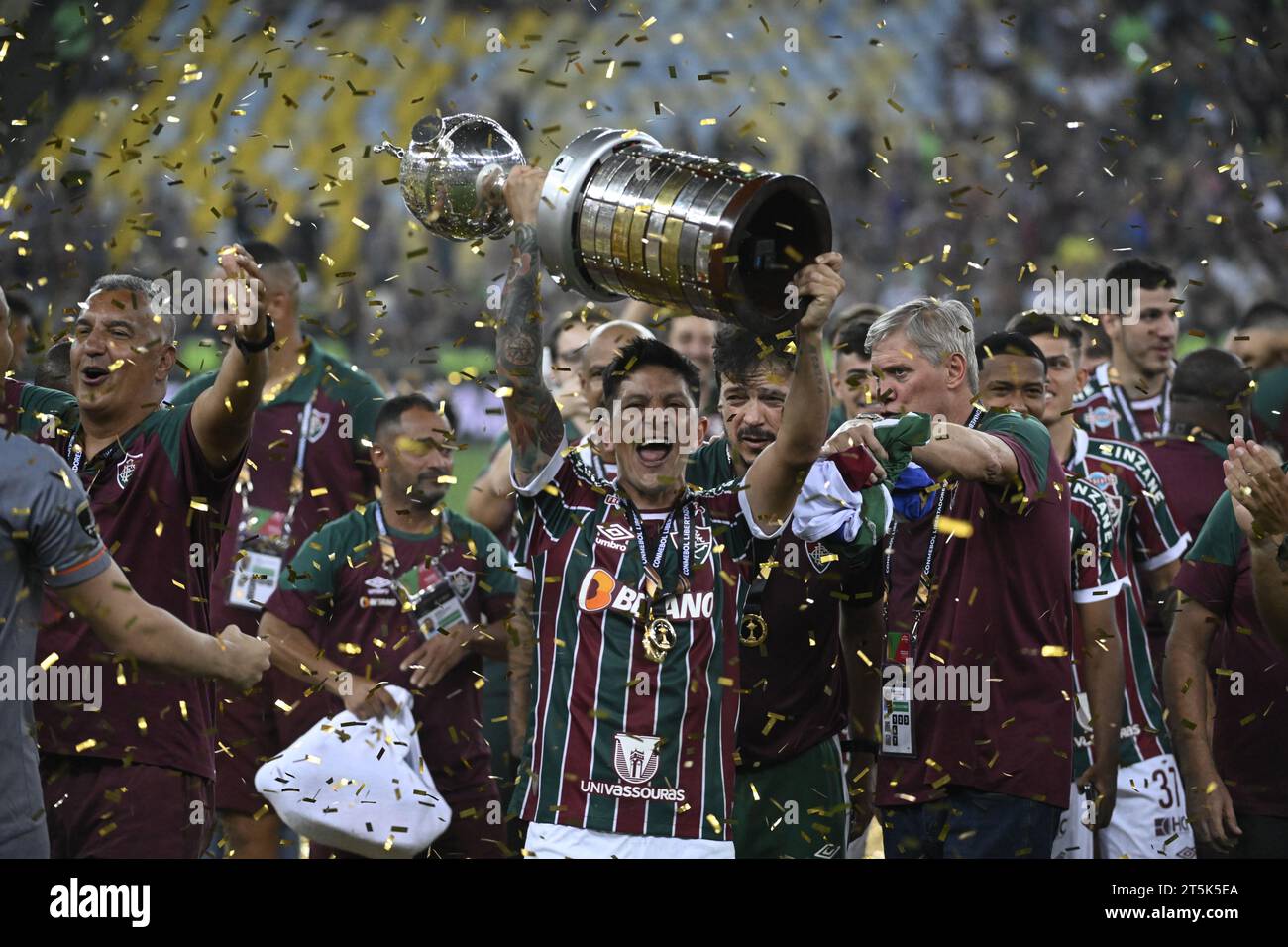 Rio de Janeiro-Brazil,04-11-2023 Fluminense celebrates the title of ...