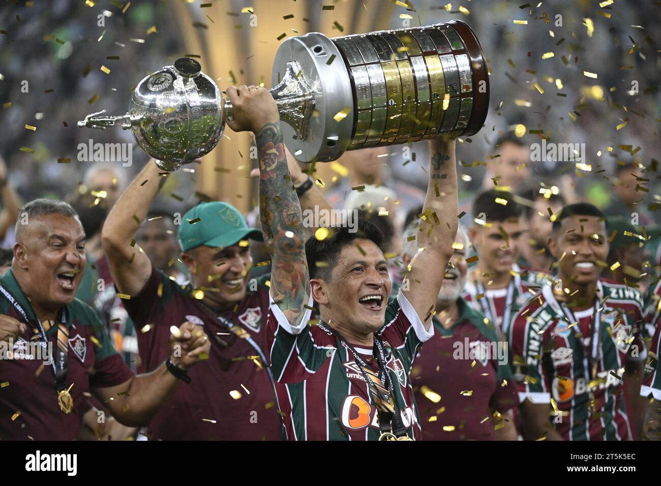 Rio de Janeiro-Brazil,04-11-2023 Fluminense celebrates the title of ...