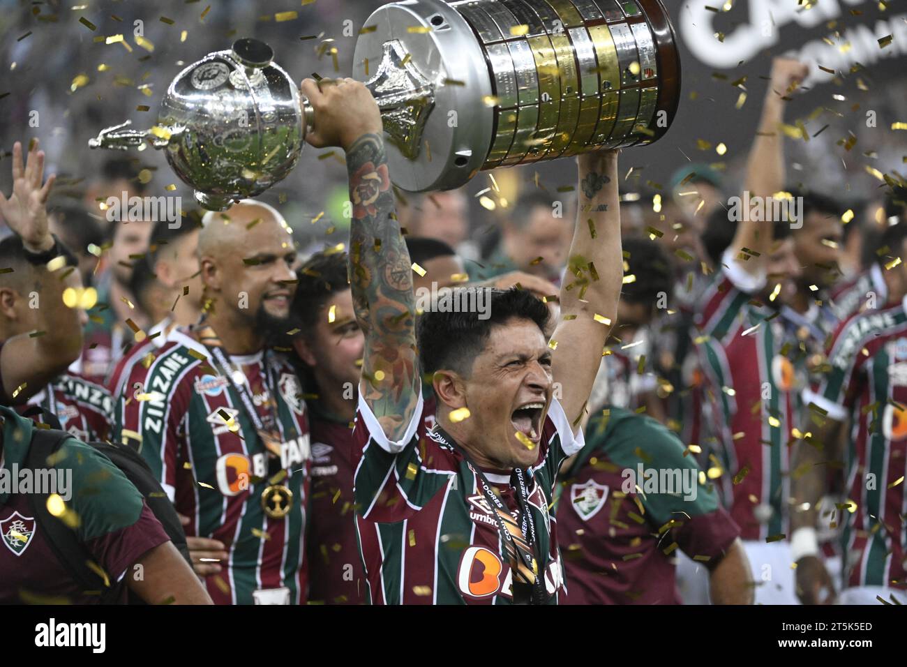 Rio de Janeiro-Brazil,04-11-2023 Fluminense celebrates the title of ...