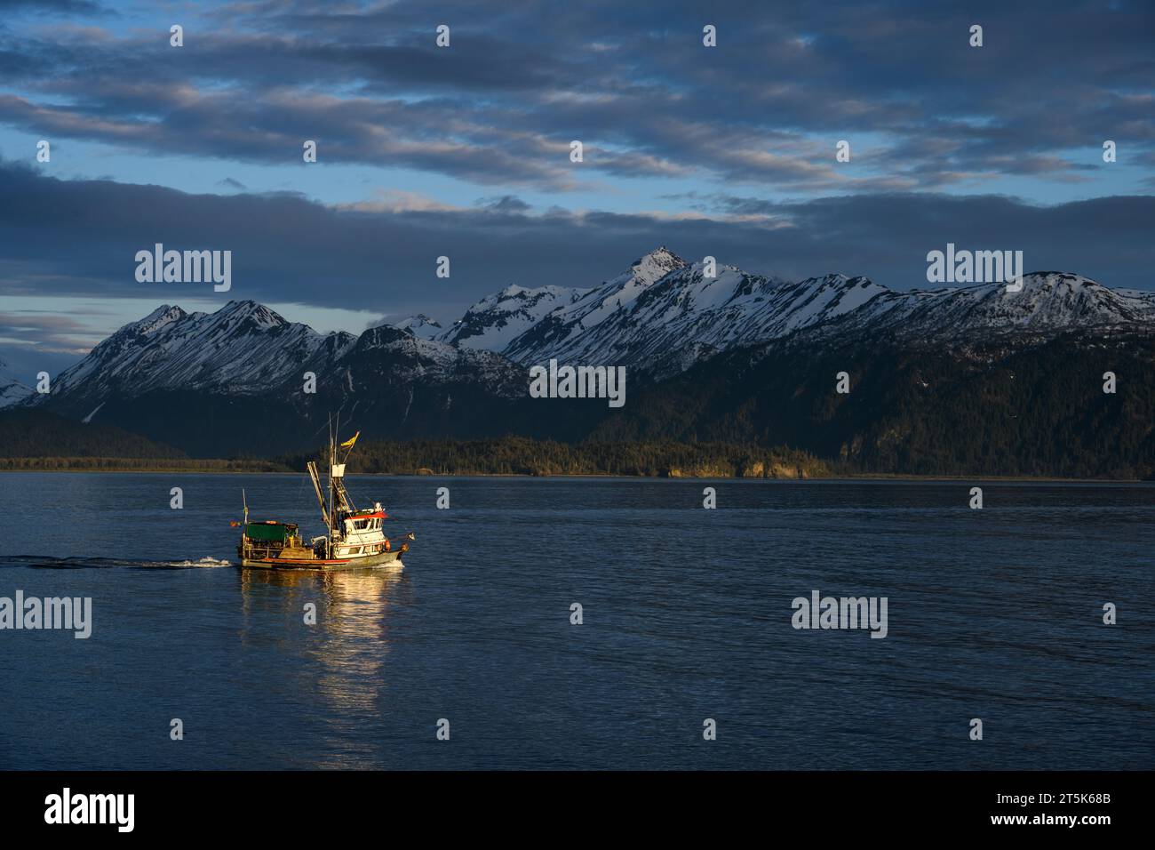 HOMER, ALASKA, USA – MAY 29, 2023: Commercial fishing boat heading ...