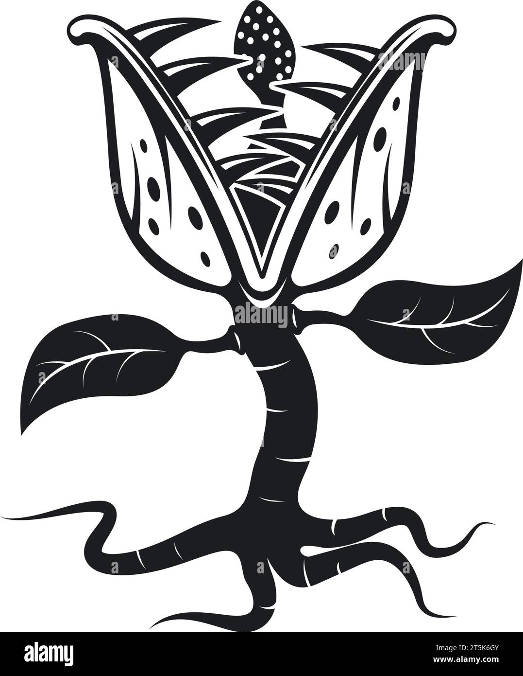 Carnivorous plants vector vectors Stock Vector Images - Alamy