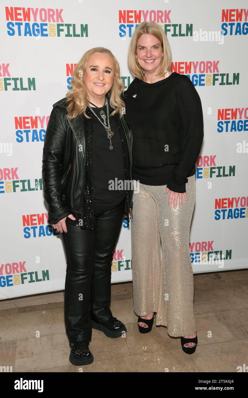 New York, USA. 05th Nov, 2023. Melissa Etheridge and Sarah Kate Ellis attending the New York ...