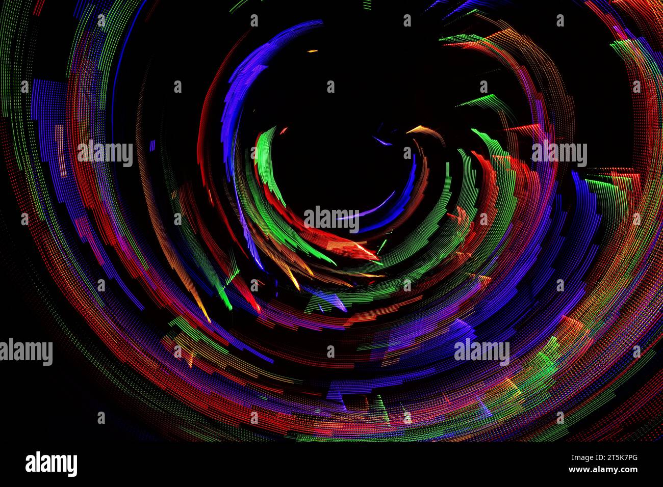 Color lighting effect in black background Stock Photo - Alamy