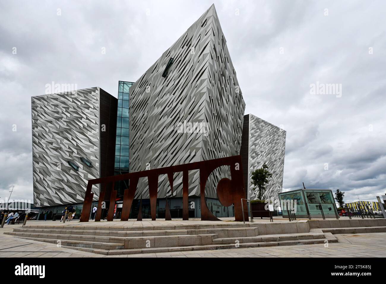 Titanic sign exhibition centre hi-res stock photography and images - Alamy