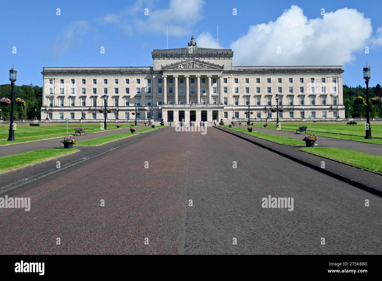 View of the Parliament building on the Stormont Estate Stock Photo - Alamy