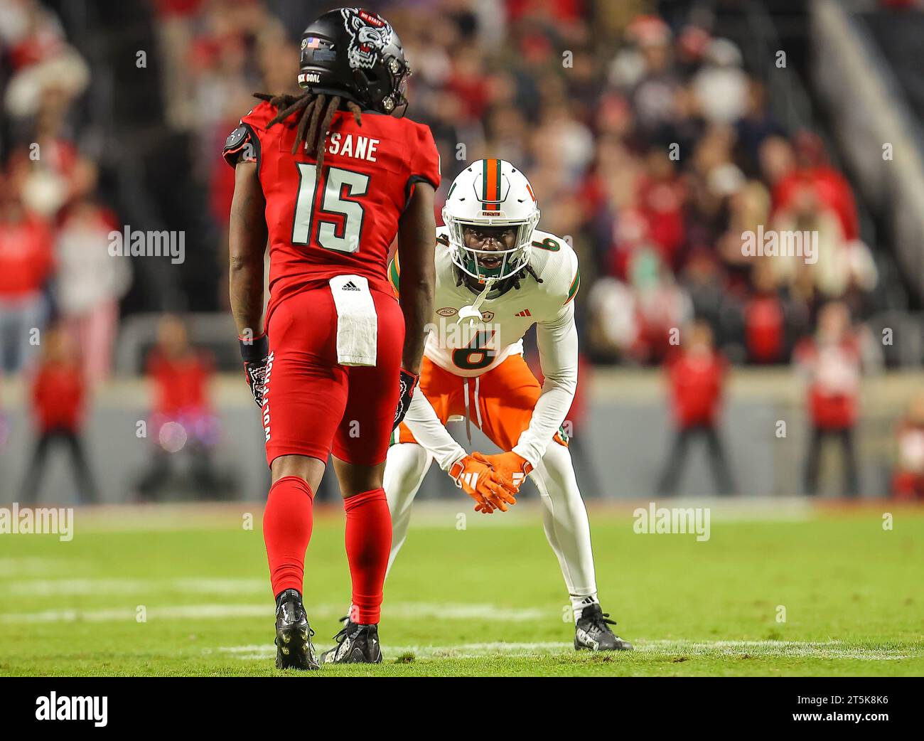 November 4, 2023: University of Miami freshman Damari Brown (6) gets ...