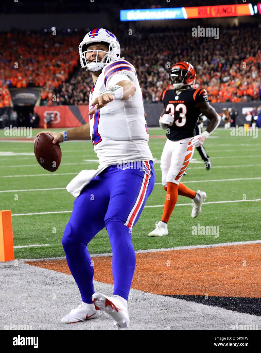 Josh allen bills celebrates hi-res stock photography and images - Alamy