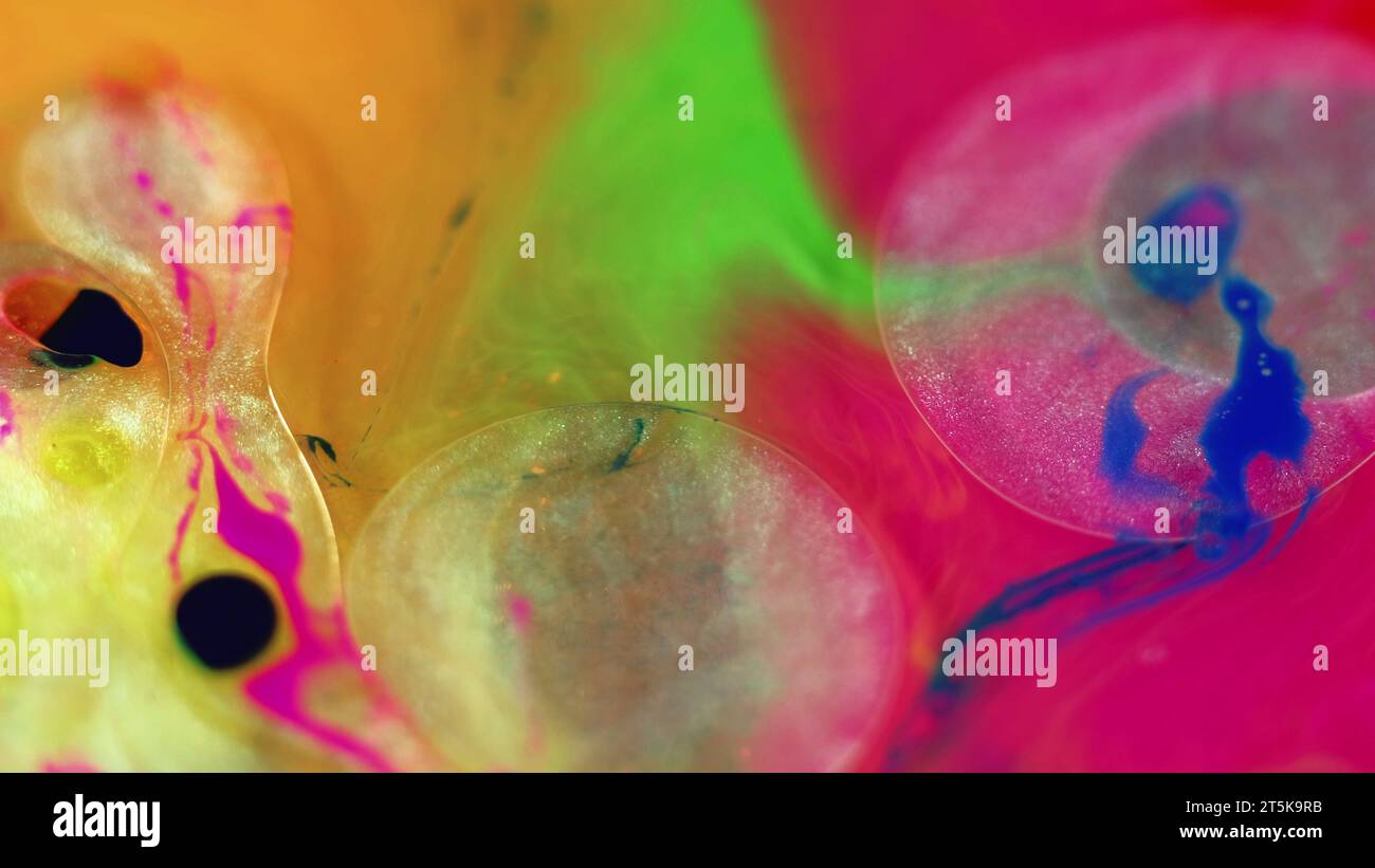 Glitter bubbles color mist paint hi-res stock photography and images ...