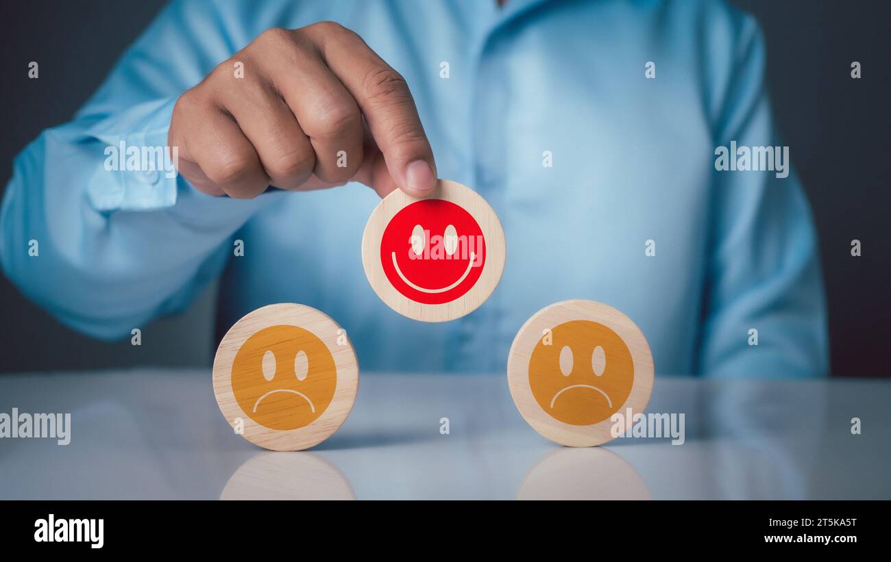 Concepts of mental health and emotional states. A person chooses a ...