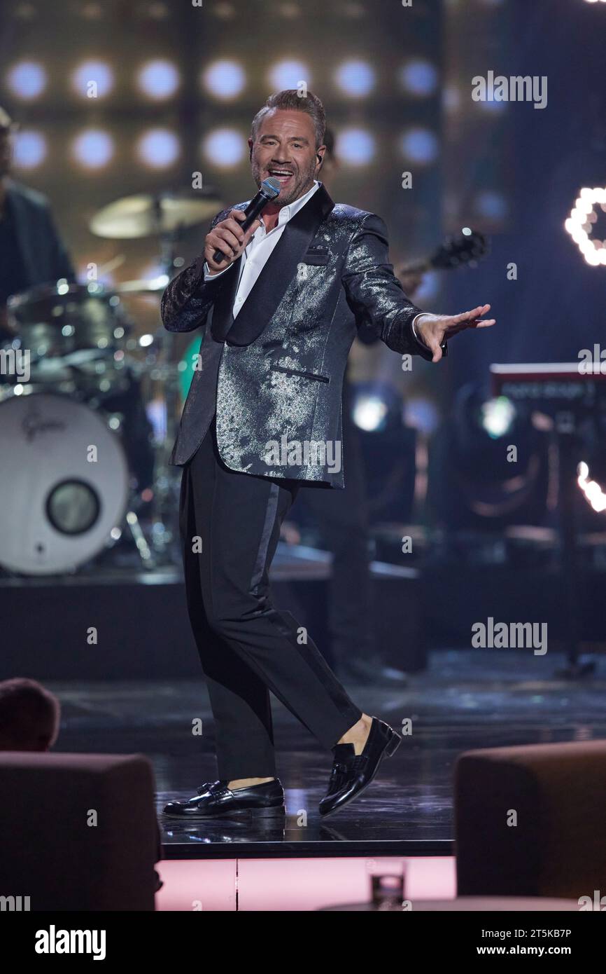 Berlin, Germany. 10th Oct, 2023. Singer Sasha is on stage at the ...
