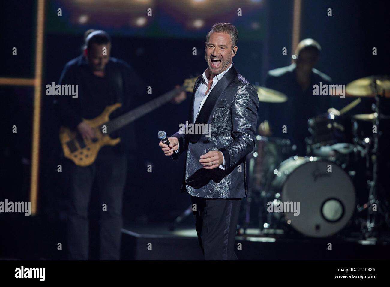 Berlin, Germany. 10th Oct, 2023. Singer Sasha is on stage at the ...