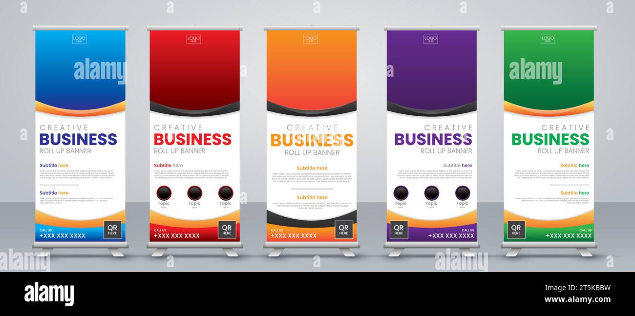 Business roll up banner design Stock Vector Image & Art - Alamy