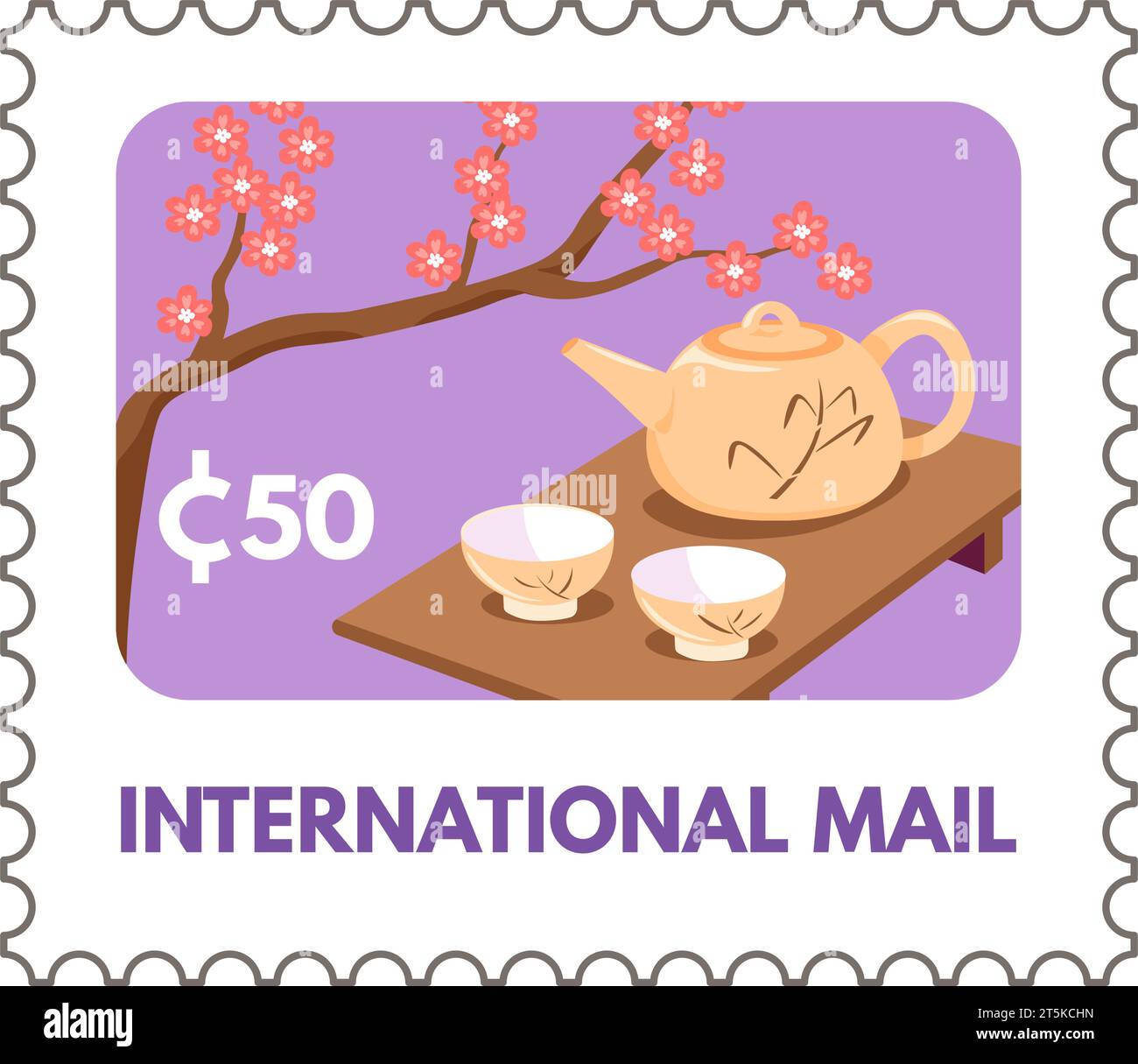 Preparation of the traditional tea ceremony Stock Vector Images - Alamy