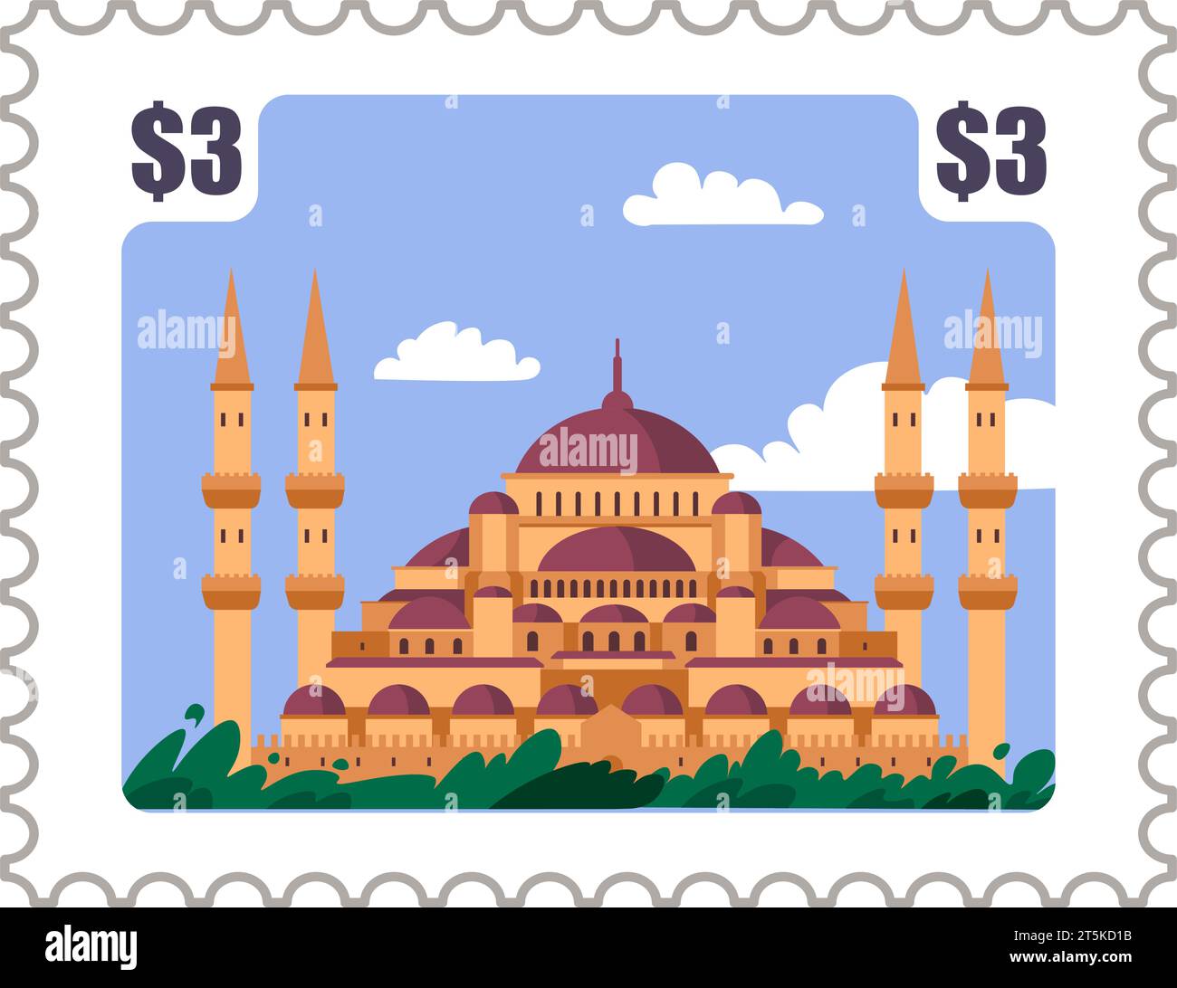 Thailand landmark architecture, postcard or mark Stock Vector Image & Art - Alamy