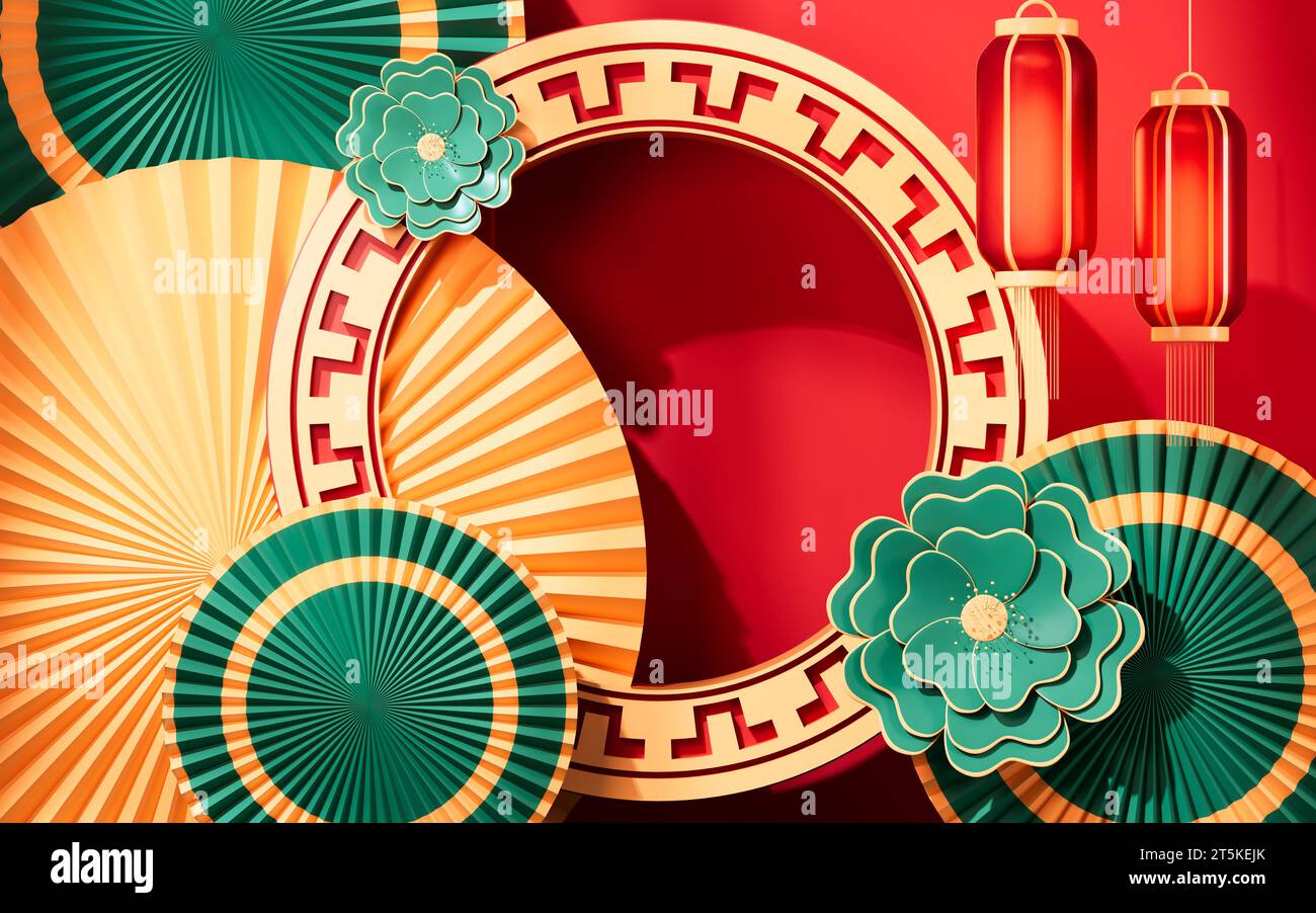 Chinese traditional background pattern, Chinese style background, 3d ...