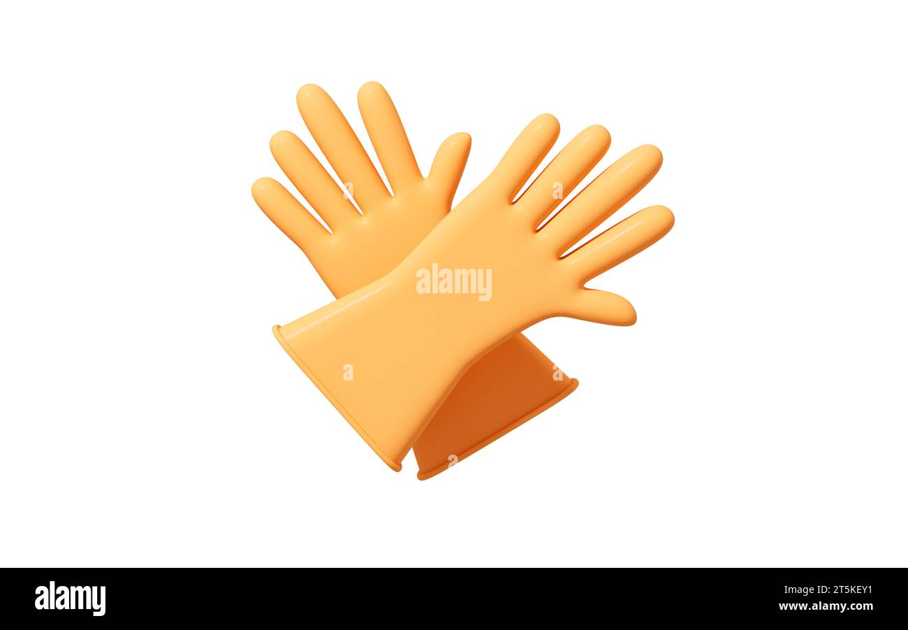 Cartoon rubber glove hi-res stock photography and images - Alamy