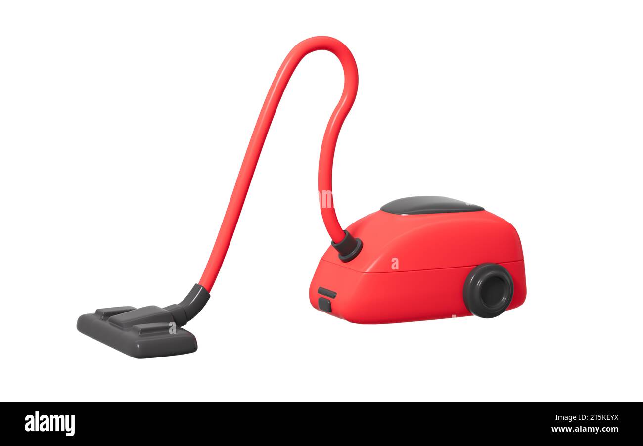 Vacuum cleaner model, home appliances, 3d rendering. 3d illustration ...