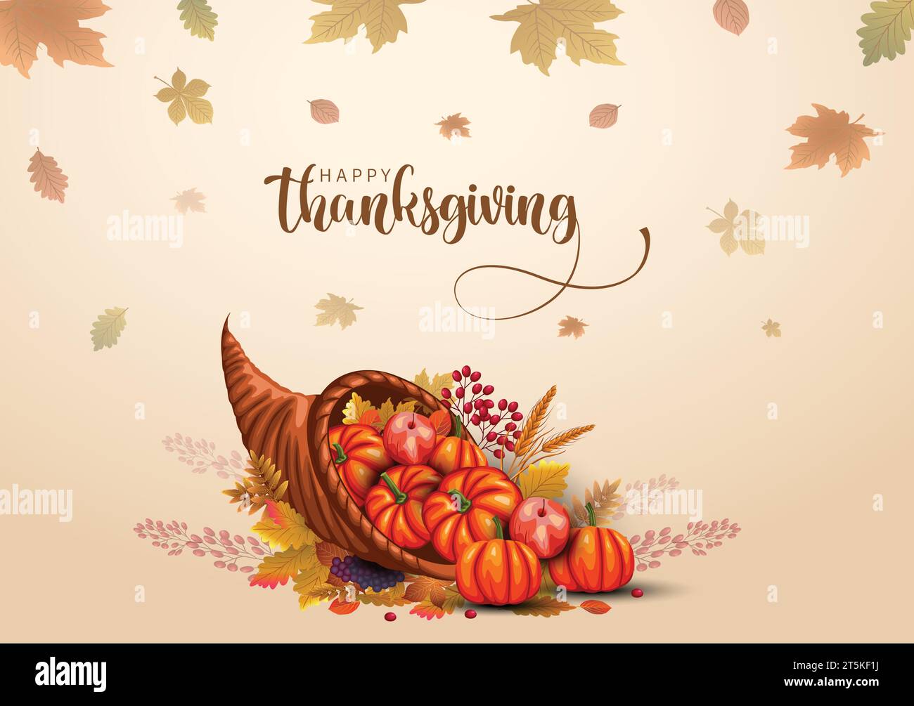 happy thanksgiving poster design. abstract vector illustration Stock ...