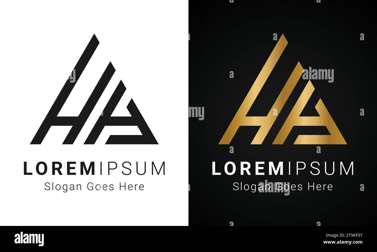 Luxury Initial HH Monogram Text Letter Logo Design Stock Vector Image & Art - Alamy