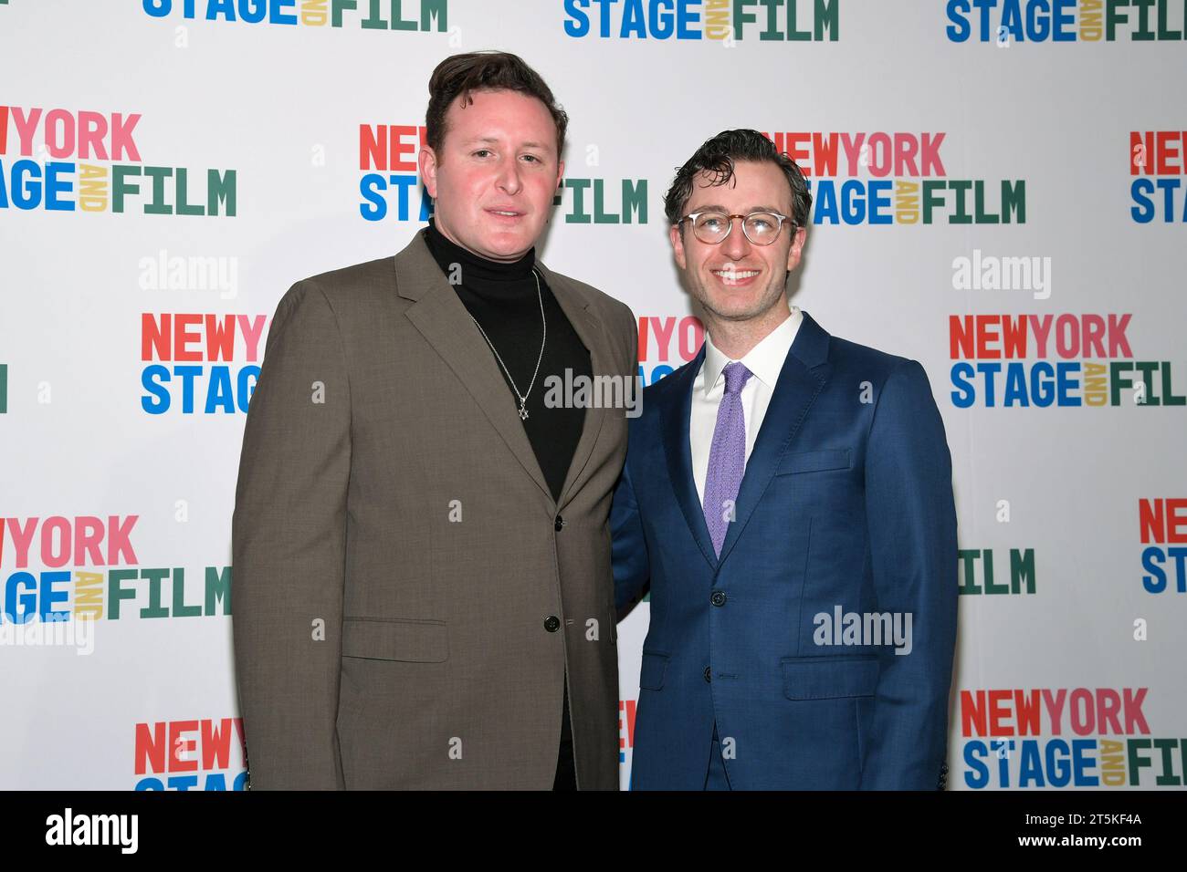 New York, USA. 05th Nov, 2023. Alexander Hankin and Eric Kuhn attending ...