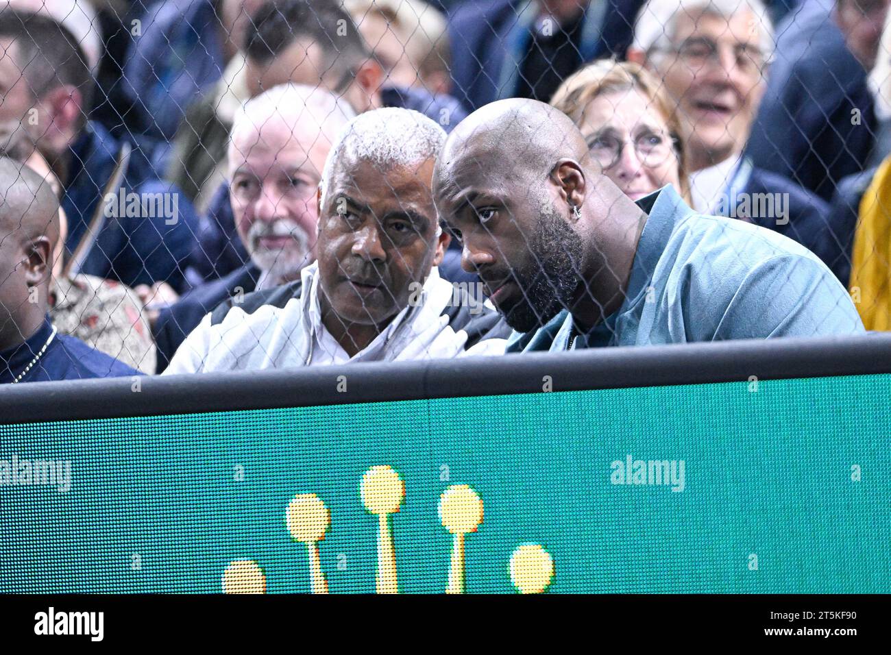 Paris, France. 05th Nov, 2023. Teddy Riner and his father Moise Riner ...