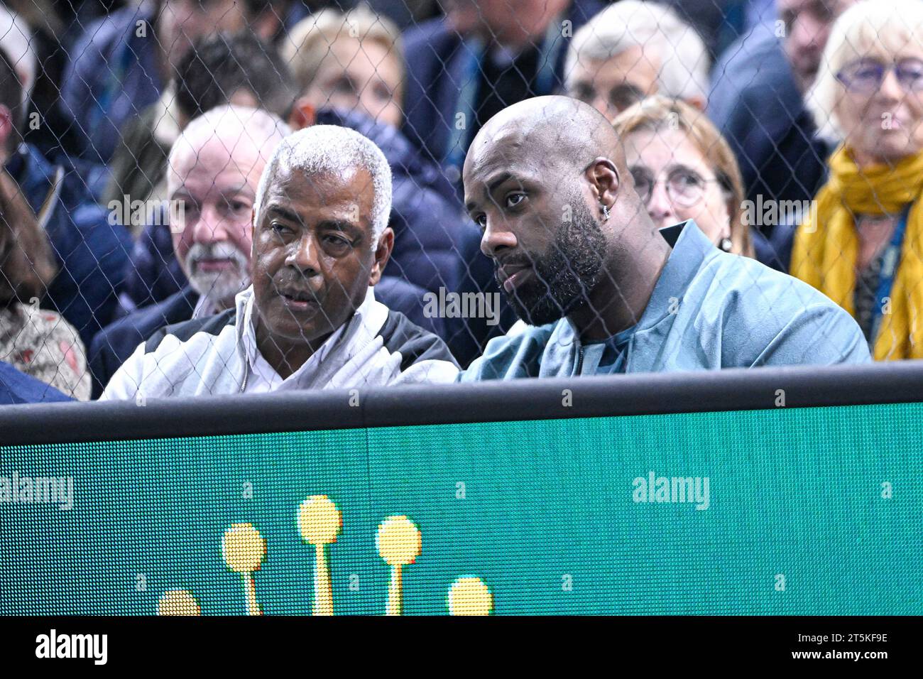 Paris, France. 05th Nov, 2023. Teddy Riner and his father Moise Riner ...