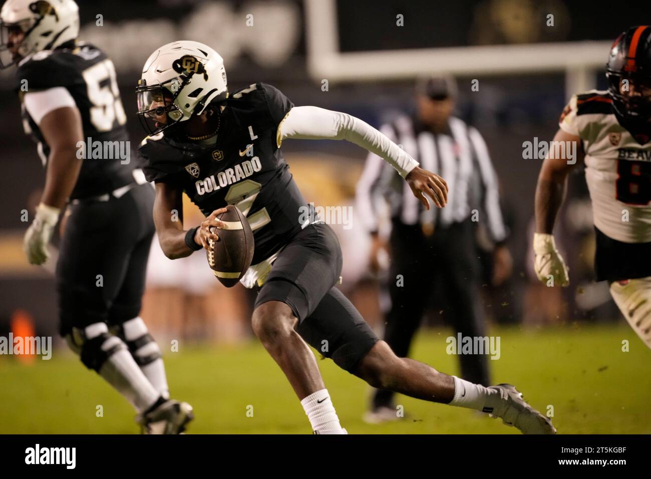 Colorado quarterback Shedeur Sanders (2) in the second half of an NCAA ...
