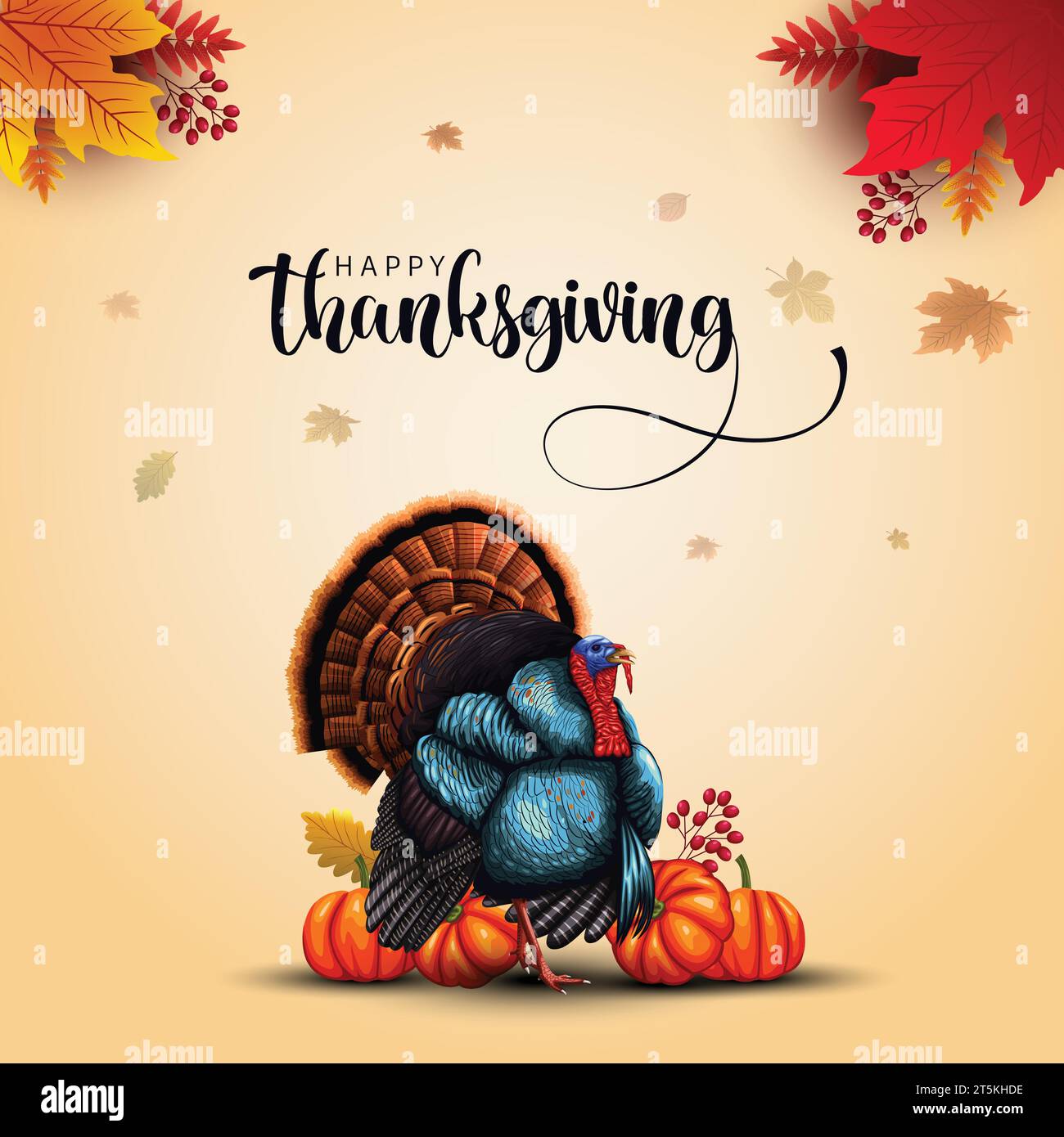 happy thanksgiving poster design. abstract vector illustration Stock ...