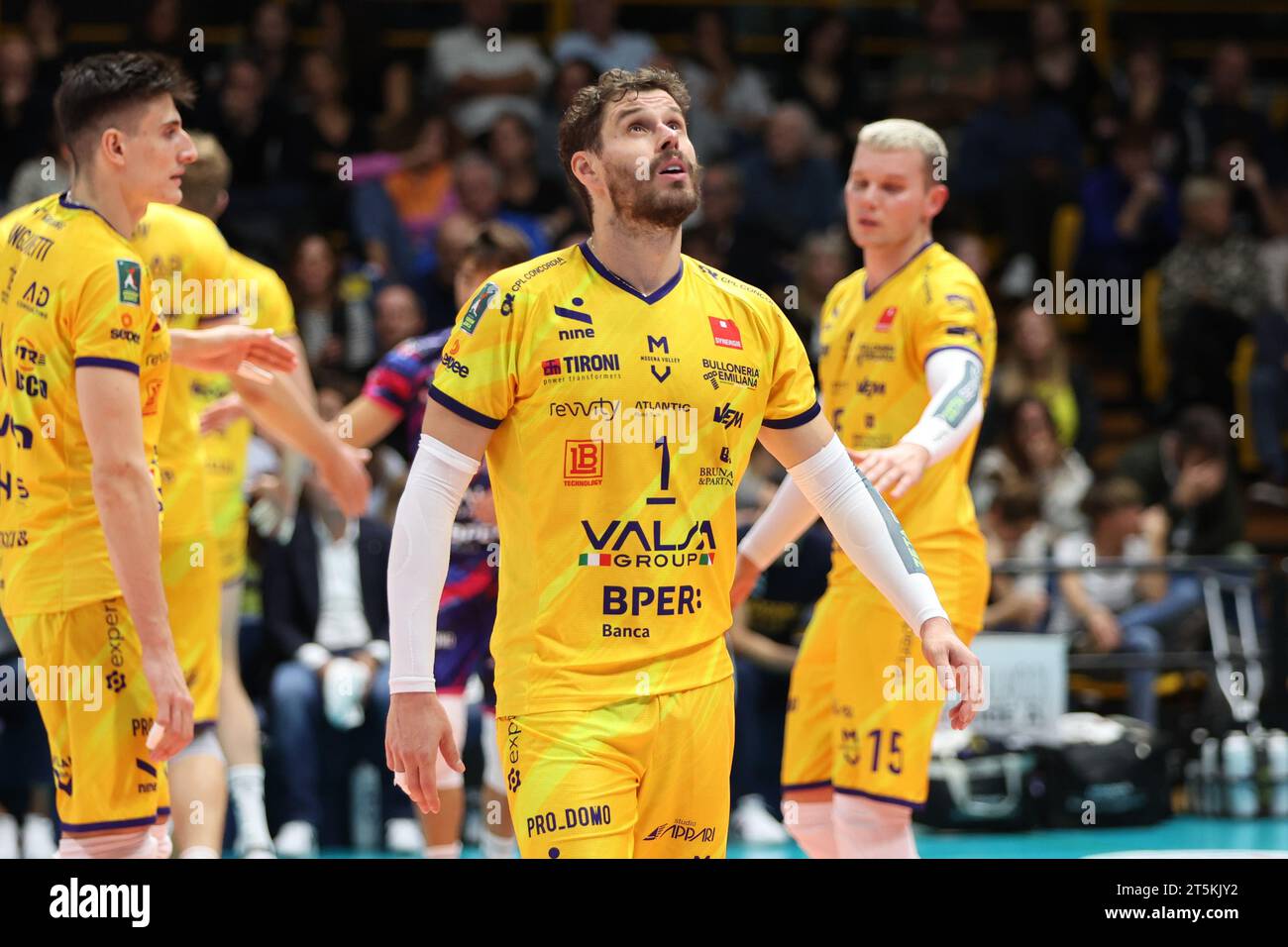 Modena, Italy. 05th Nov, 2023. Bruno Mossa De Rezende (Modena Volley ...